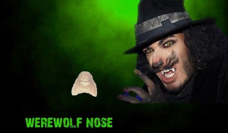 Werewolf Nose- Foam Latex Prosthetic (UNPAINTED)